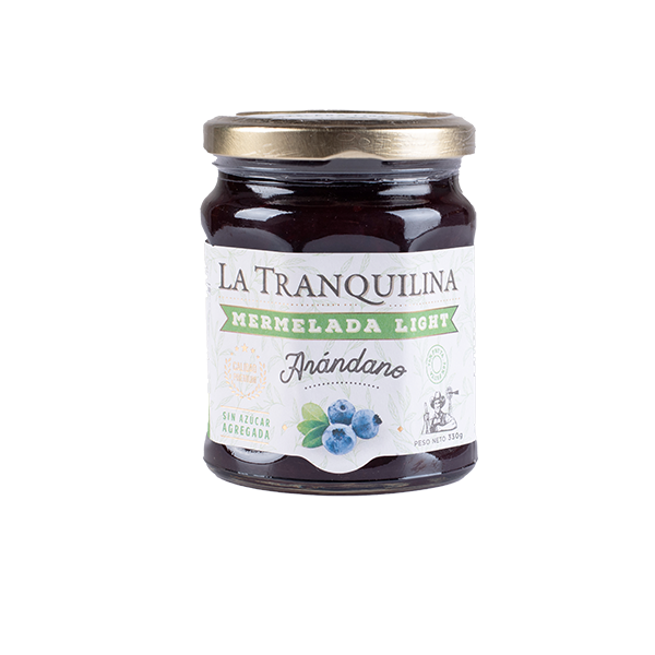 Mermelada light de Arándano sin azúcar agregada | latranquilina